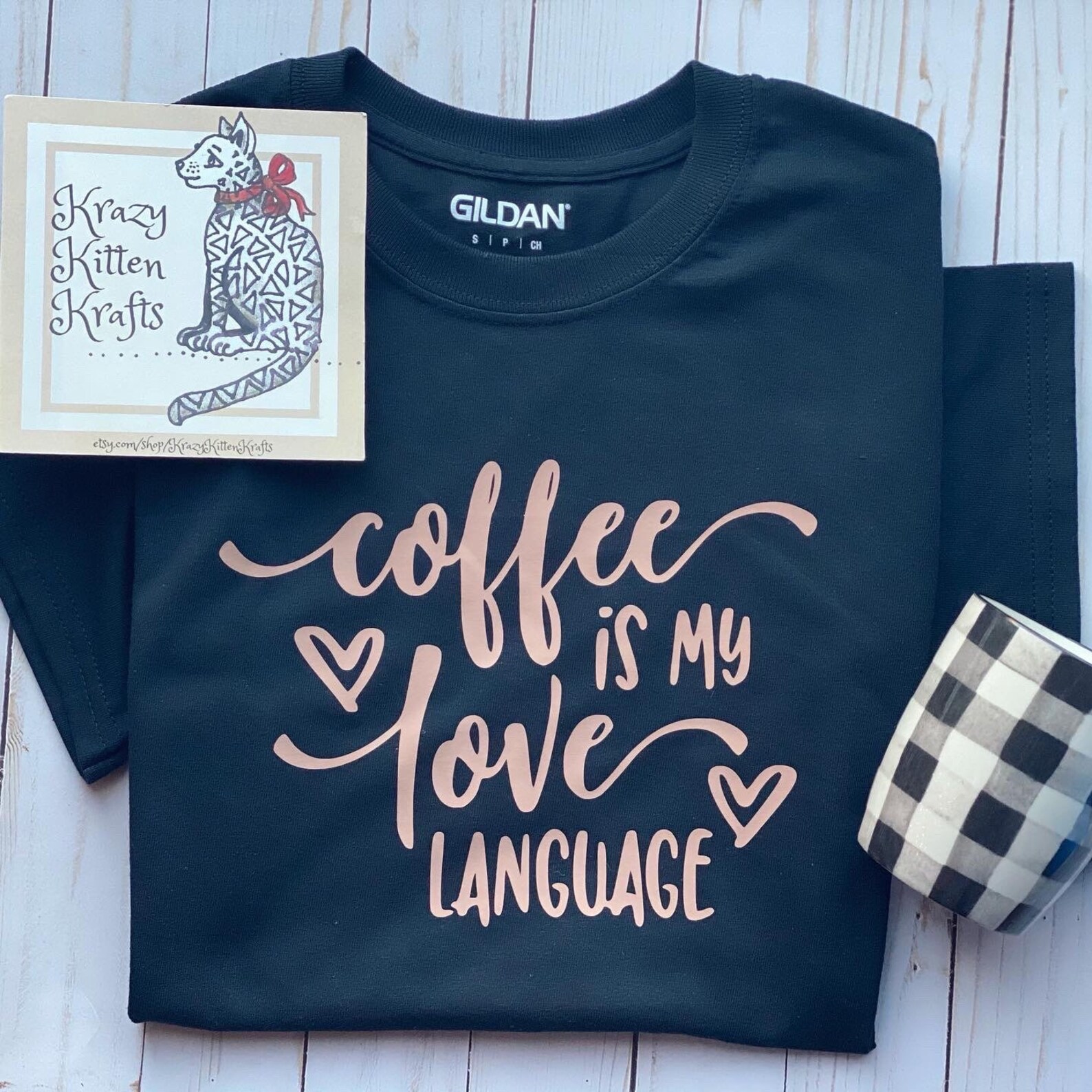 Coffee is My Love Language T-shirt - Etsy