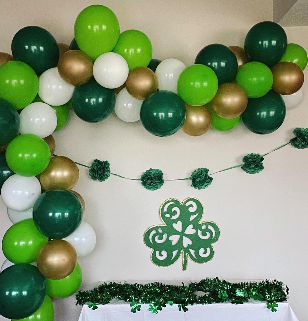 Lucky Day, St Patricks Day Balloon Banner DIY Kit - Etsy