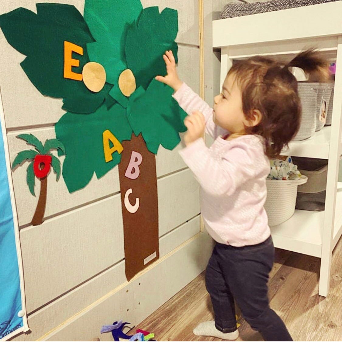 Felt Alphabet Tree coconut Tree Preschool Learning Tool - Etsy Denmark