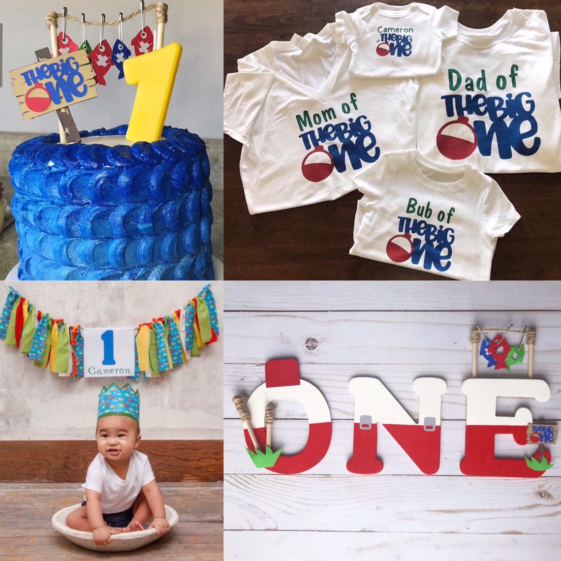 The Big One Cake Topper Decor Set | Etsy