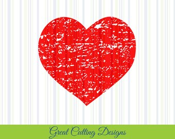 Distressed heart | Etsy