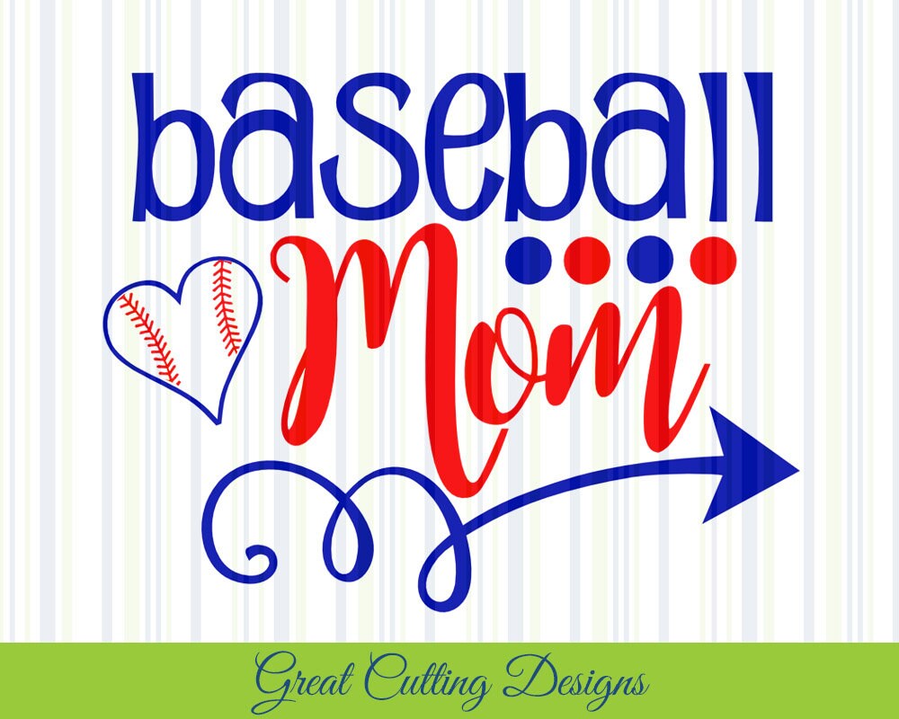 Baseball Svg Cut File Baseball Mom Svg Dxf Cut File Cricut Svg Etsy