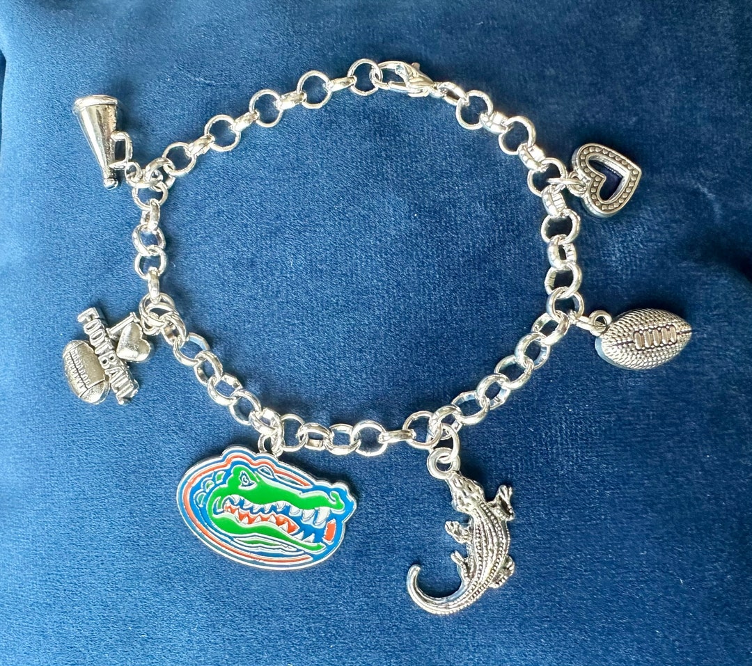 Florida Gators Charm Bracelet Florida Football Bracelet Great Gift ...