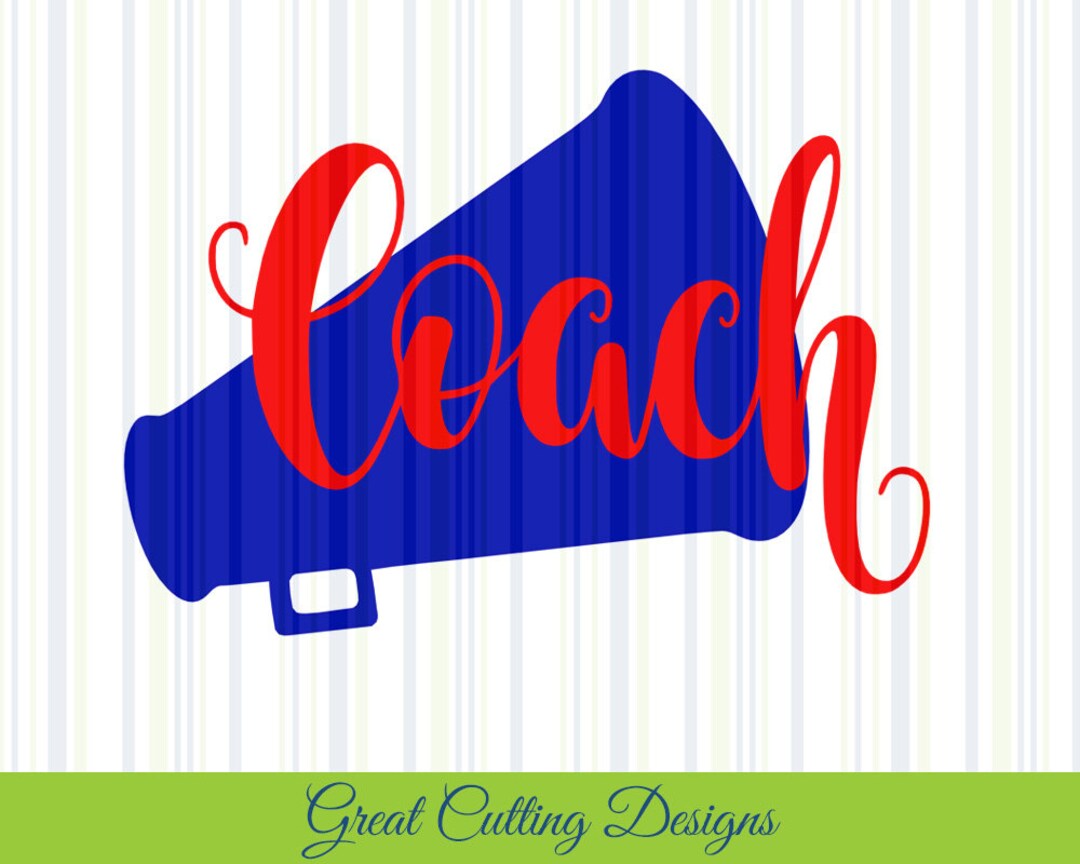 Cheer Coach SVG Cut File Cheer Svg DXF Cut File Cricut Svg - Etsy Canada