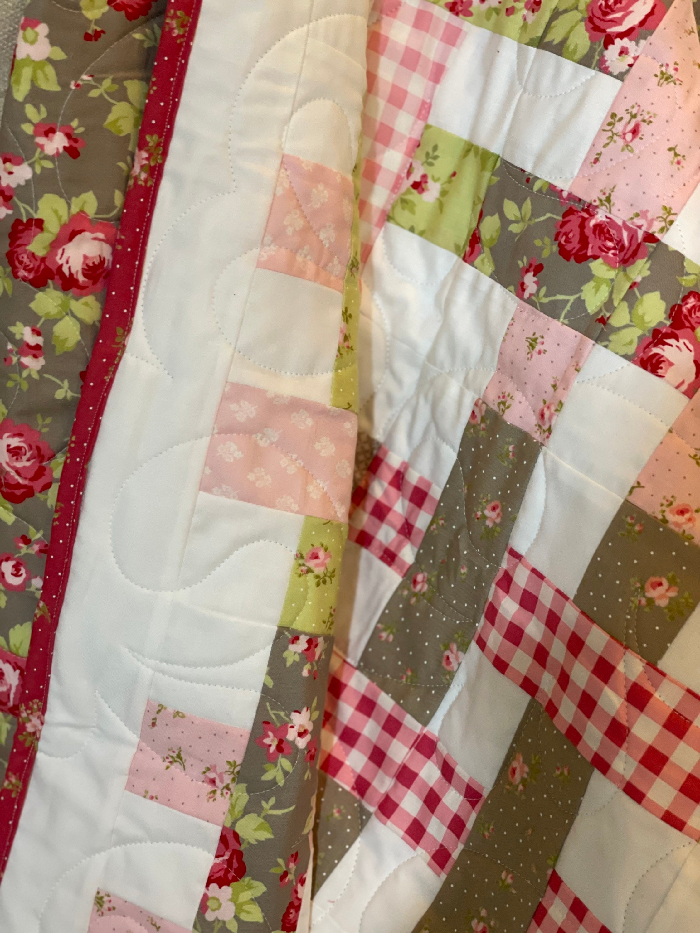 Basket Weave Quilt Quilt Picnic Quilt Quilted Throw Summer - Etsy