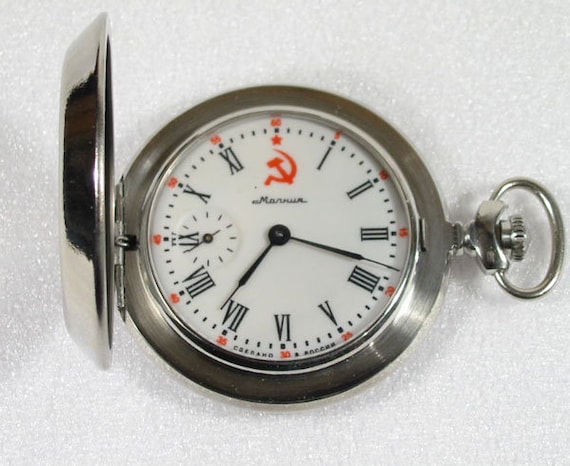 Rouble, Russian pocket watch, Molnija - Gem