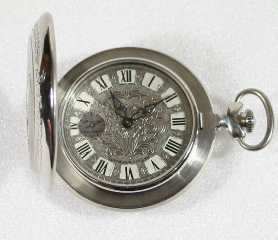 V. I. LENIN, Russian pocket watch, Molnija - Gem