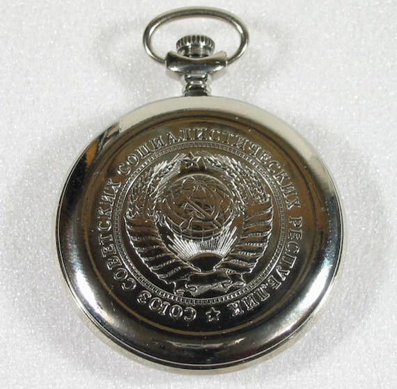 Rouble, Russian pocket watch, Molnija - Gem