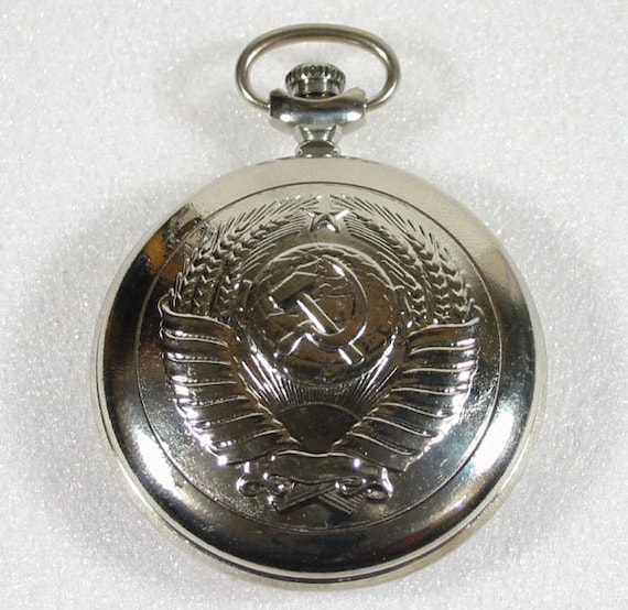 V. I. LENIN, Russian pocket watch, Molnija - Gem