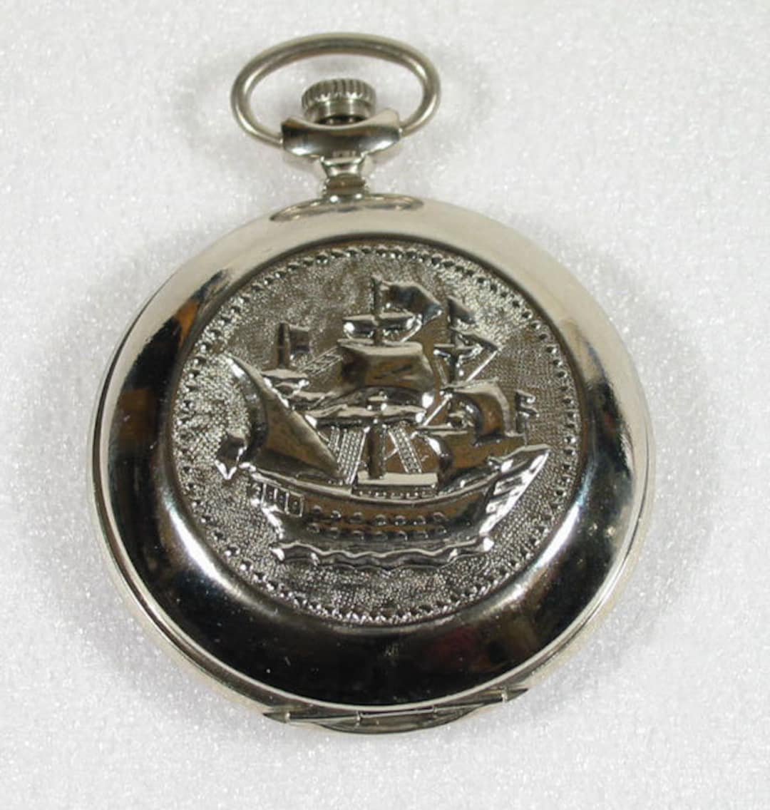 SAILING SHIP, Russian Pocket Watch, Molnija - Etsy