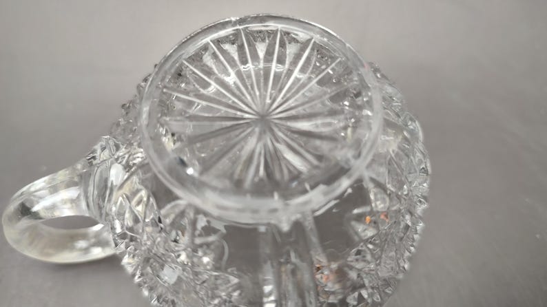 Antique Duncan & Miller Homestead Crystal Punch Cup With Shell in Star ...