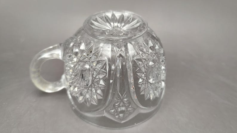 Antique Duncan & Miller Homestead Crystal Punch Cup With Shell in Star ...