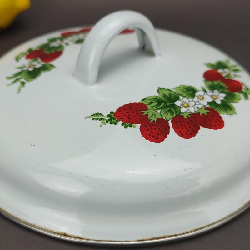 Enamel Pot With Lid - Etsy