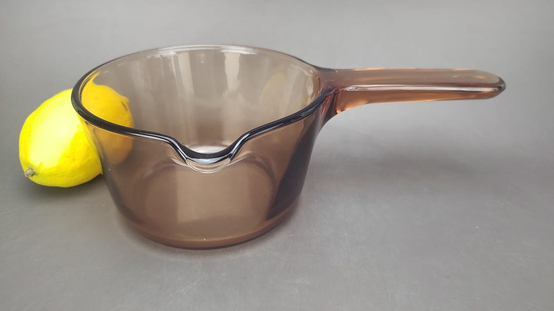 Visions Corning France 0.7 Literamber Spouted Pan France Corningware ...
