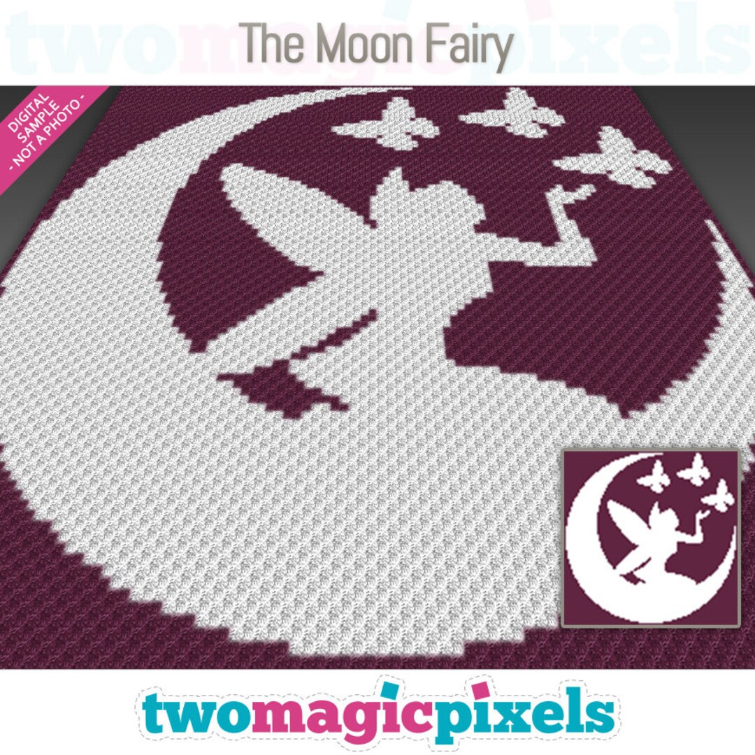 The Moon Fairy Crochet Graph Pattern, C2C Graphgan PDF, Mystical ...
