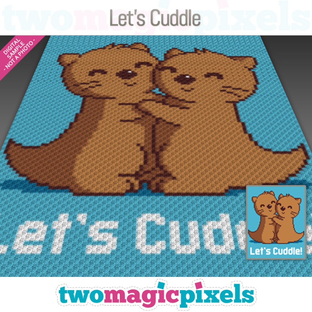 Let's Cuddle Crochet Graph c2c Mini C2c Sc Hdc Dc - Etsy