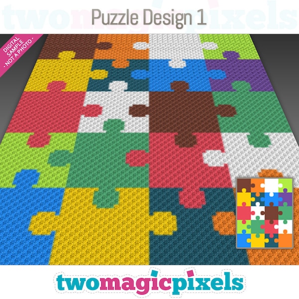 The Australian Flag Graph for Crochet c2c, Mini C2c, Sc/hdc/dc/ Tss ...