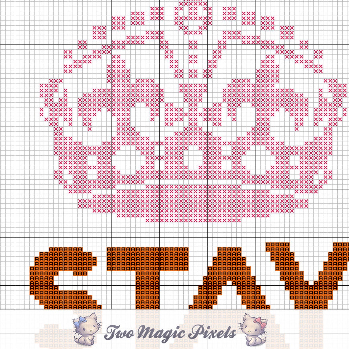 Stay Positive and Keep Smiling Cross Stitch Pattern PDF, Modern Cross ...