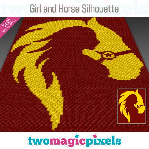 Wild Horse Graph c2c Mini C2c Sc Hdc Dc Tss Cross - Etsy