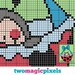 Baby Ladybug Crochet Graph (c2c, Mini C2c, Sc, Hdc, Dc, Tss), Cross ...