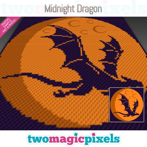 The Moon Fairy Crochet Graph c2c Mini C2c Sc Hdc Dc - Etsy