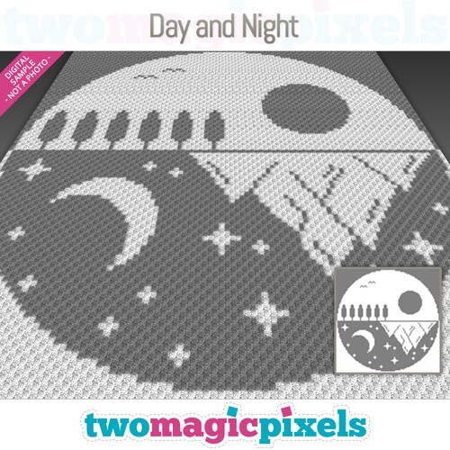 The Moon Fairy Crochet Graph c2c Mini C2c Sc Hdc Dc - Etsy