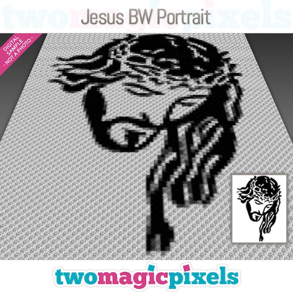 Jesus Graph Pattern - Etsy