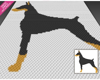 Lovely Dog Graph for Crochet c2c, Mini C2c, Sc, Hdc, Dc, Tss, Cross ...