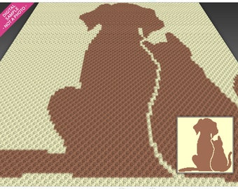 Happy Pets Crochet Graph c2c Mini C2c Sc Hdc Dc Tss - Etsy UK