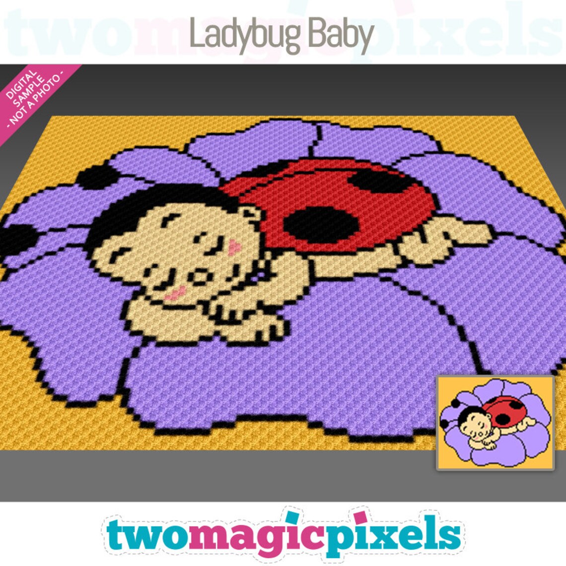 Ladybug Baby Crochet Graph (c2c, Mini C2c, Sc, Hdc, Dc, Tss), Cross ...