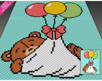 Blue Welcome Crochet Graph c2c Mini C2c Sc Hdc Dc Tss | Etsy