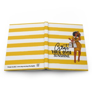 Create Your Own Sunshine Hardcover Journal, African American Journal ...