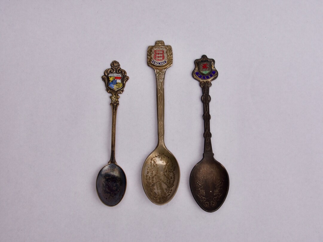 Set of Three European Spoons: Wales, England, and Chiemsee - Etsy