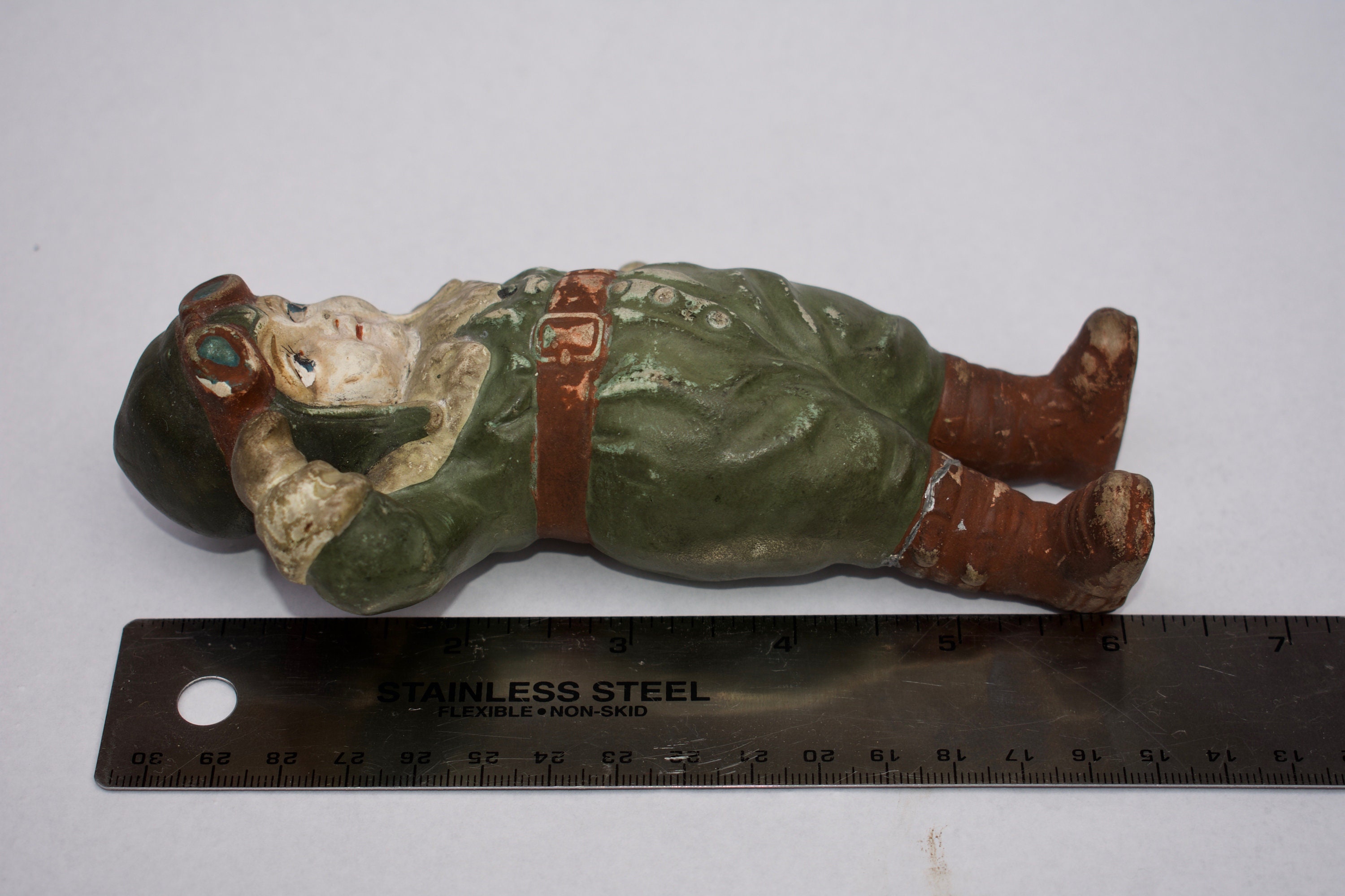 Aviator Doll WW1 Figurine Made in Japan Porcelain Pilot - Etsy