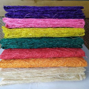 Handmade Abaca Fiber Sheet Craft Supplies 18 Inches X 5 Yards Various ...
