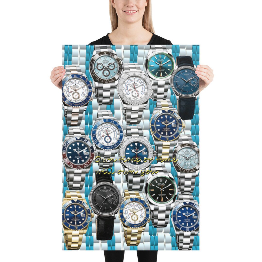 Collection of Rolex Watches 3D Poster Wall Decoration - Etsy