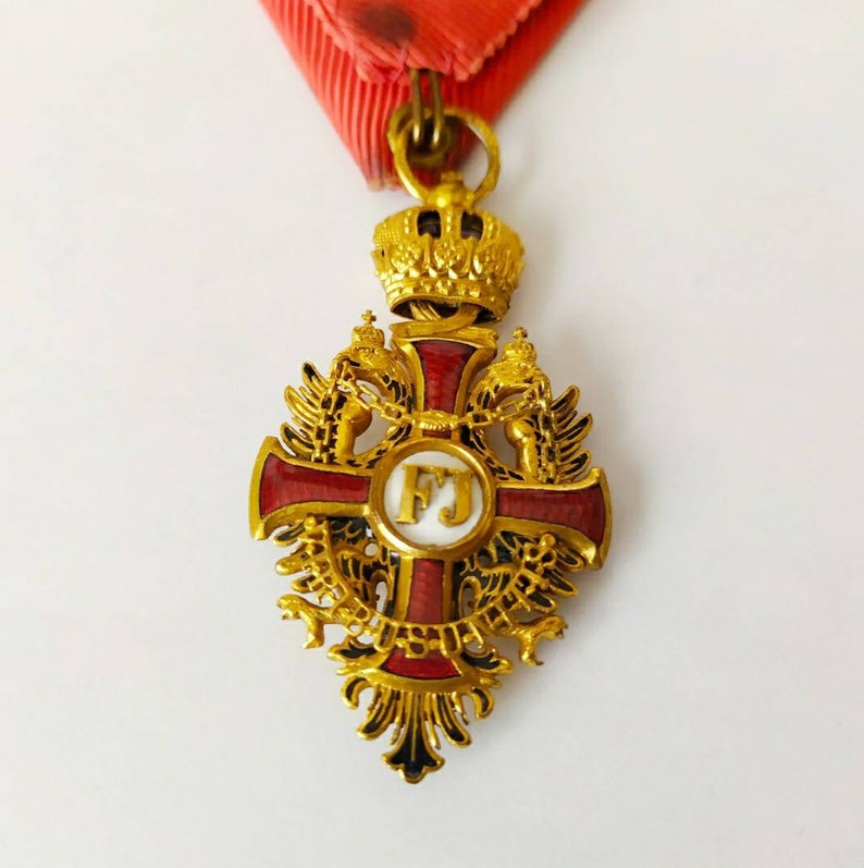 Antique Austro-Hungarian Imperial War Medal Knights Cross FJO | Etsy Antique Austro-Hungarian Imperial War Medal Knights Cross FJO | Etsy