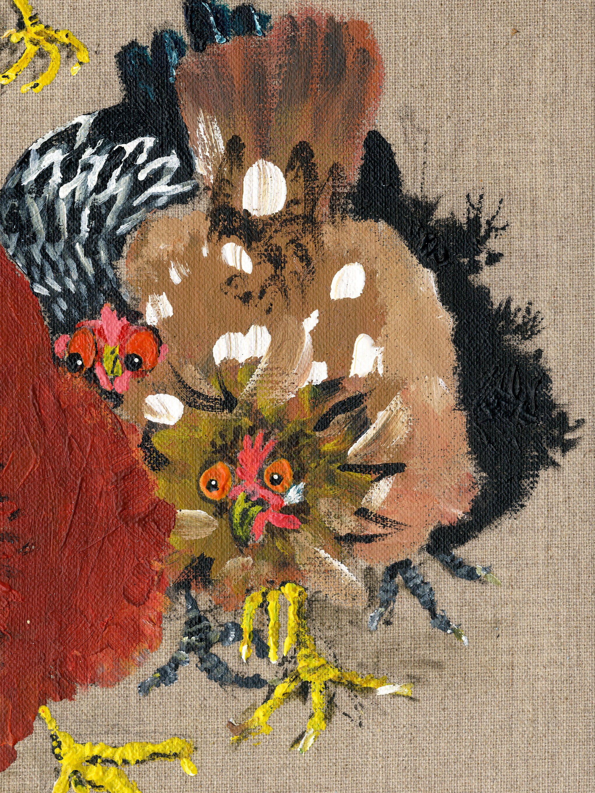 Unspeakable Greed/comic Hen Print/hungry Hens | Etsy