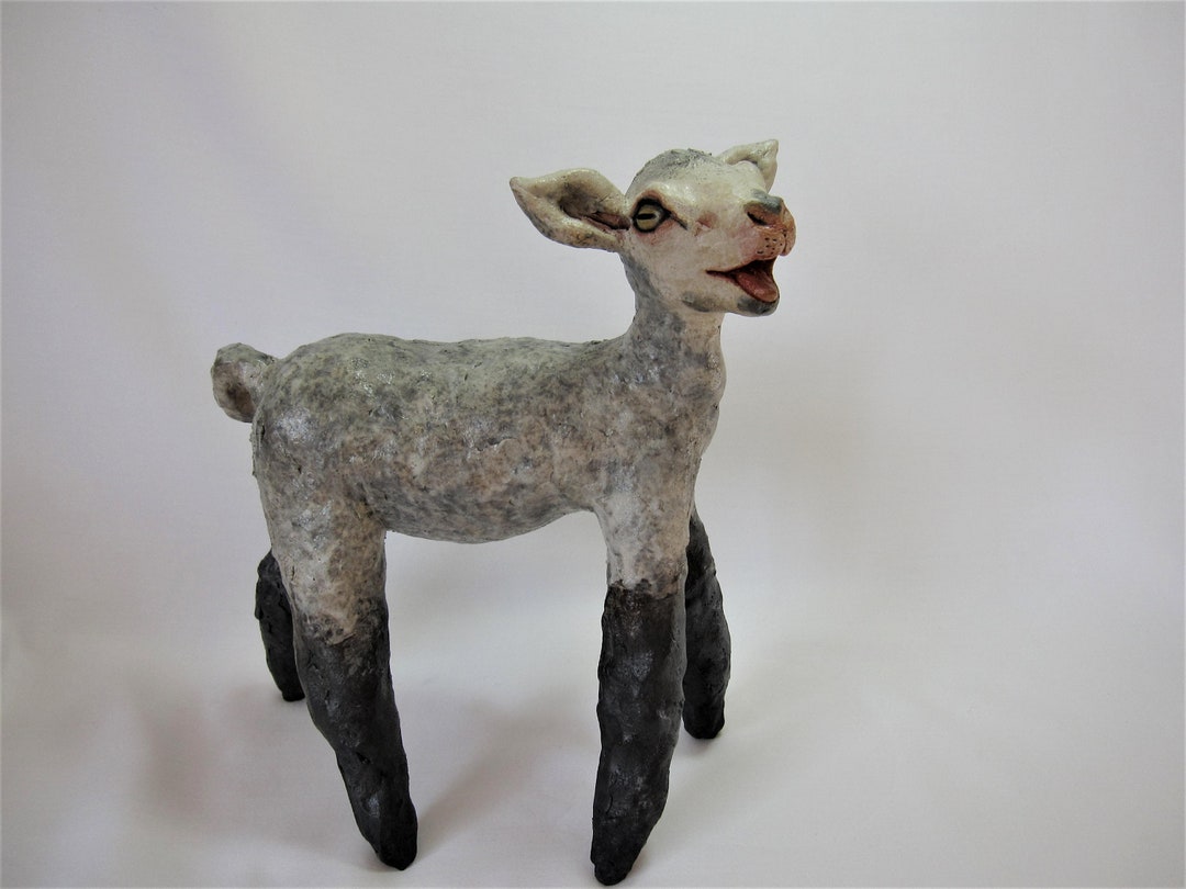 Lamb/unique Lamb Sculpture/baaa Where's My Mum - Etsy