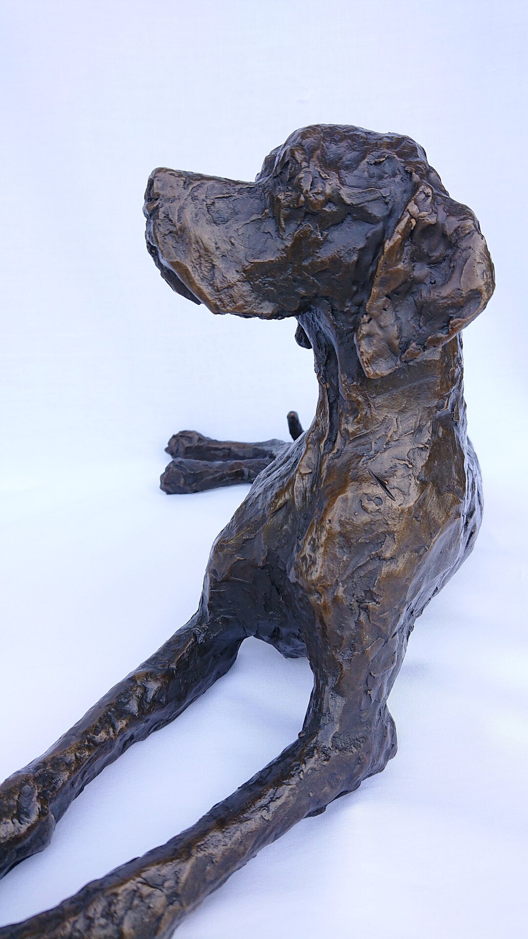 Bronze English Pointer Dog/ Bronze Sculpture - Etsy