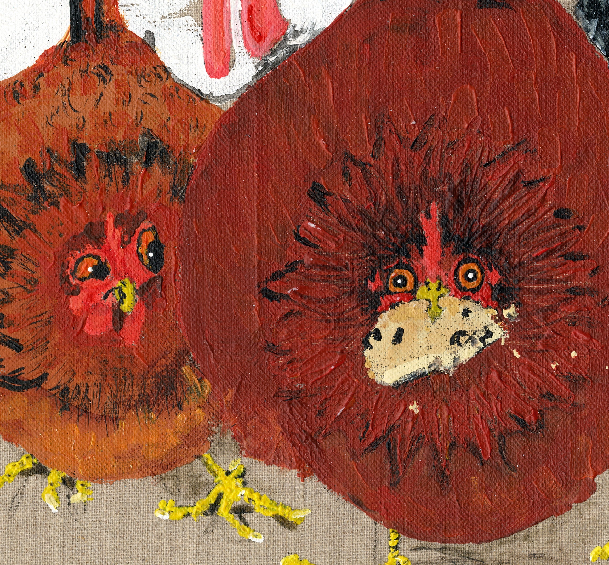 Unspeakable Greed/comic Hen Print/hungry Hens | Etsy