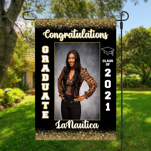 Graduation Door Banner Photo Banner Class of 2021 Senior | Etsy