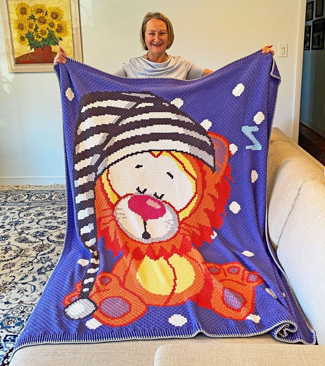 SC Single Crochet Baby Bear Graphgan Pattern / Single Crochet - Etsy