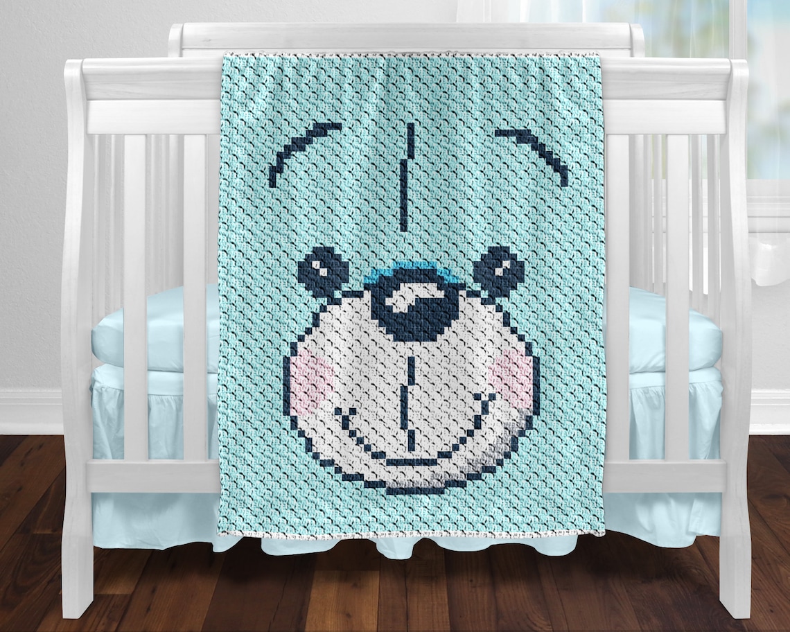 C2C Bear Baby Blanket Crochet Pattern / Baby Bear Afghan - Etsy