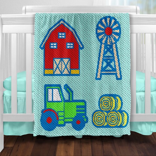 MINI C2C Baby Crochet Pattern / Corner to Corner / C2C Crochet - Etsy