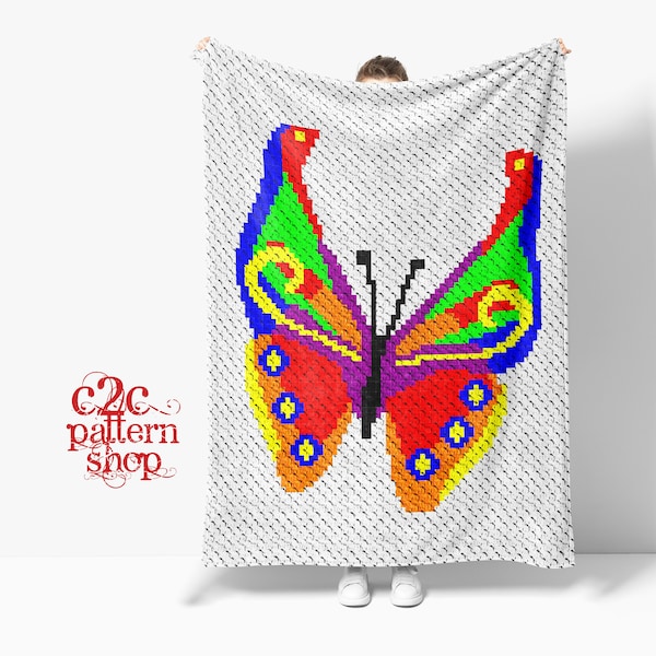 Crochet Butterfly Pattern - Etsy