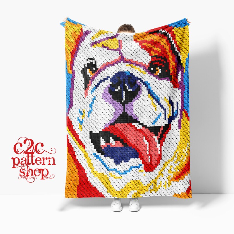 Bulldog Knitting Pattern - Etsy