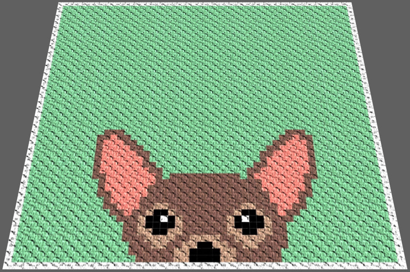 MINI C2C Dogs and Cat Crochet Pattern With 9 Blocks of 51 X 51 - Etsy