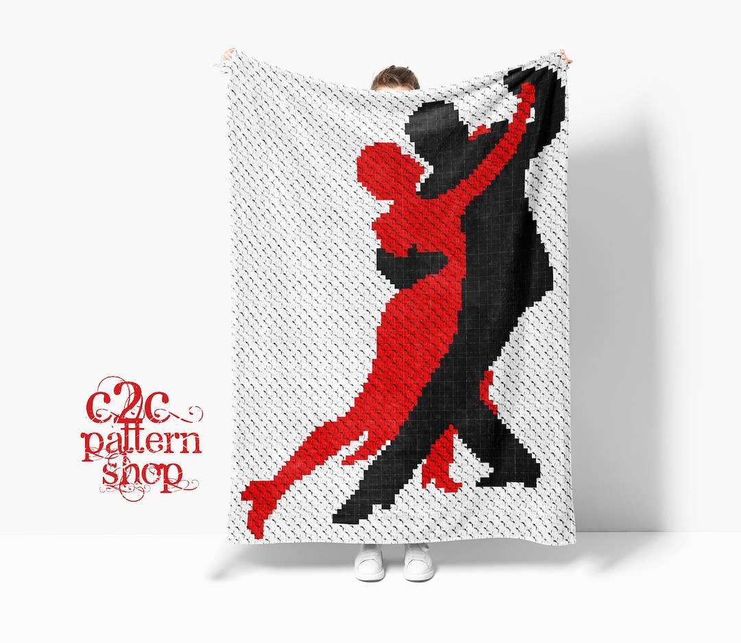 C2C Ballroom Dancers Crochet Pattern / Corner to Corner / C2C Graphgan ...