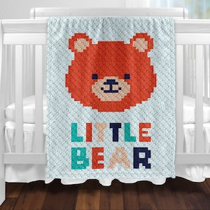 C2C Little Bear Baby Crochet Pattern With Written Instructions, Full ...